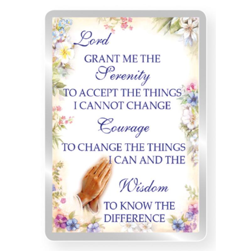 Serenity Prayer, Prayer Magnet 8cm High | Pilgrim Shop Walsingham ...