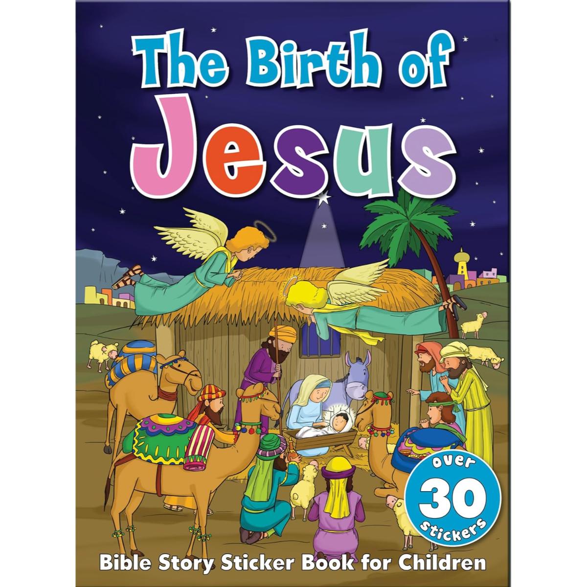 Bible Story Sticker Book For Children - The Birth Of Jesus ...