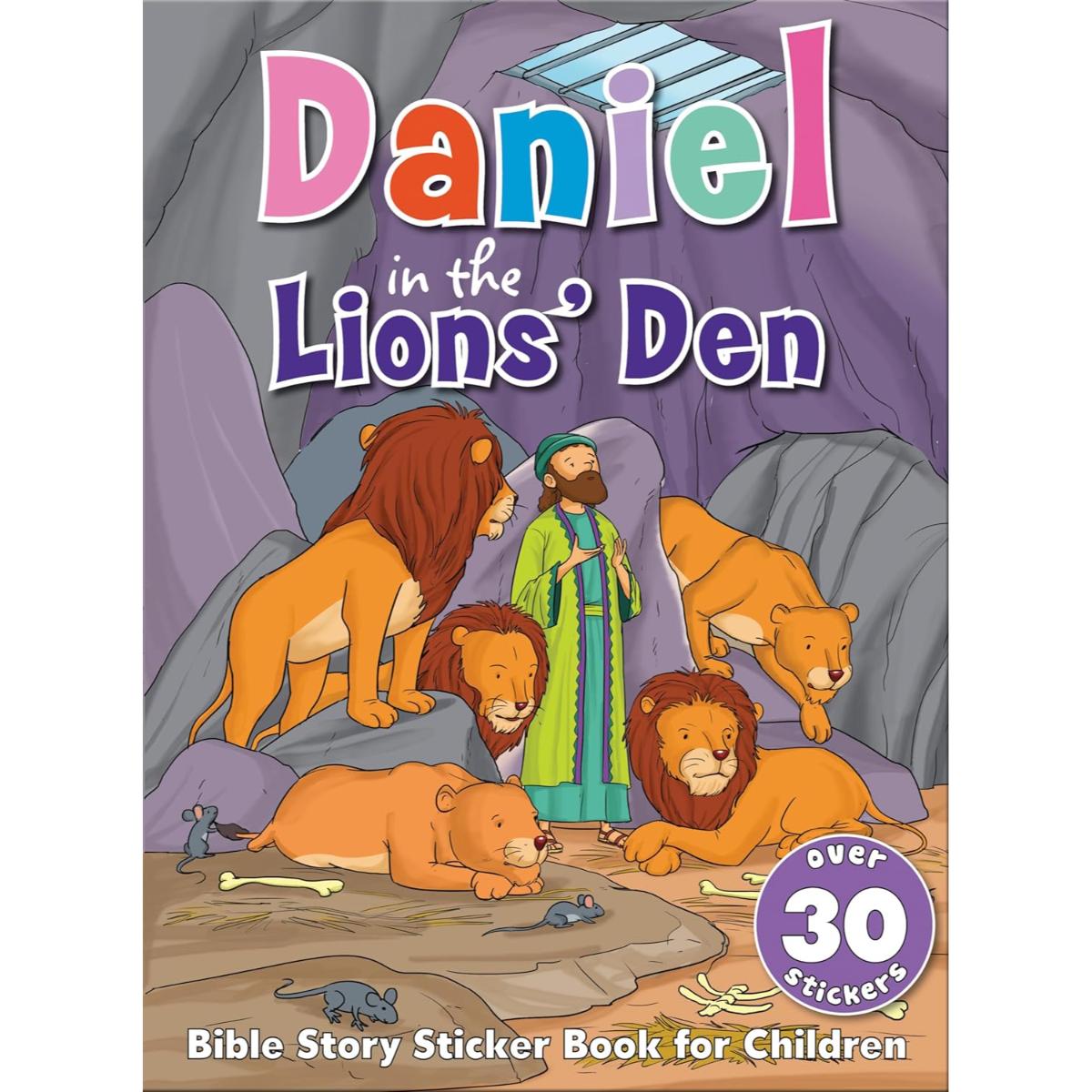 Bible Story Sticker Book For Children - Daniel in the Lions Den ...