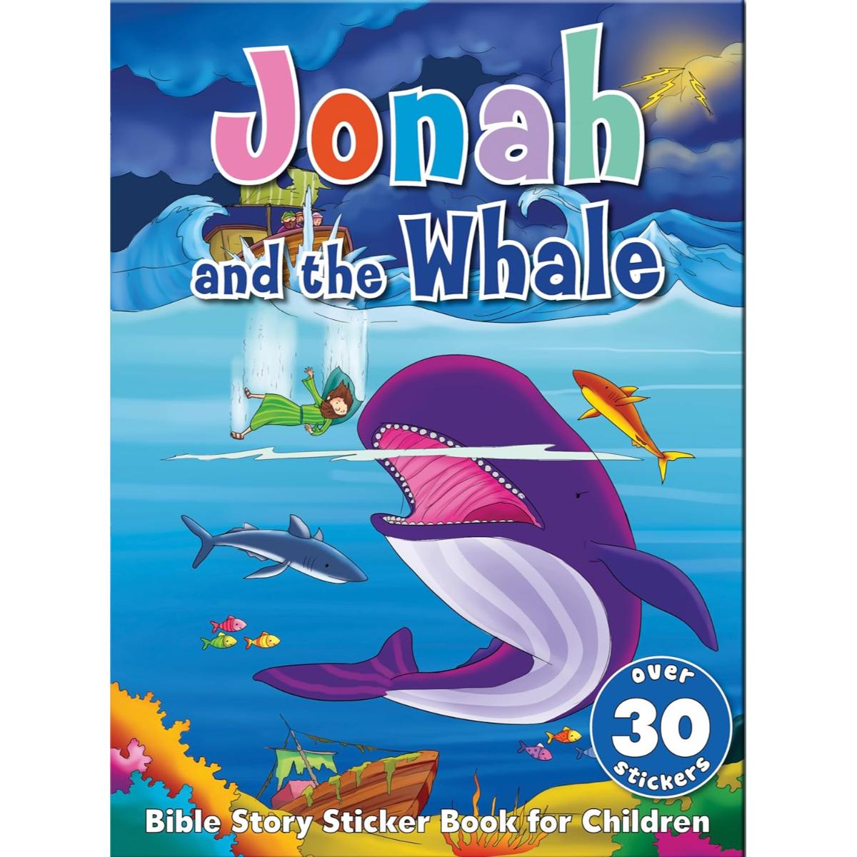 Bible Story Sticker Book For Children - Jonah and the Whale | Pilgrim Shop Walsingham — Pilgrim ...