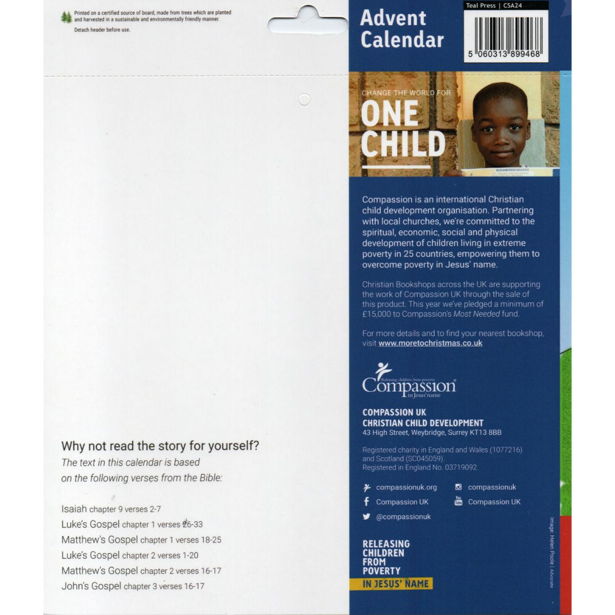 Advent Calendars, Traditional and Contemporary Religious Designs For ...