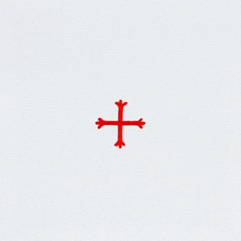 Lavabo Towel Red Cross Design, Liturgical Altar Linen Size: 8 x 15 ...