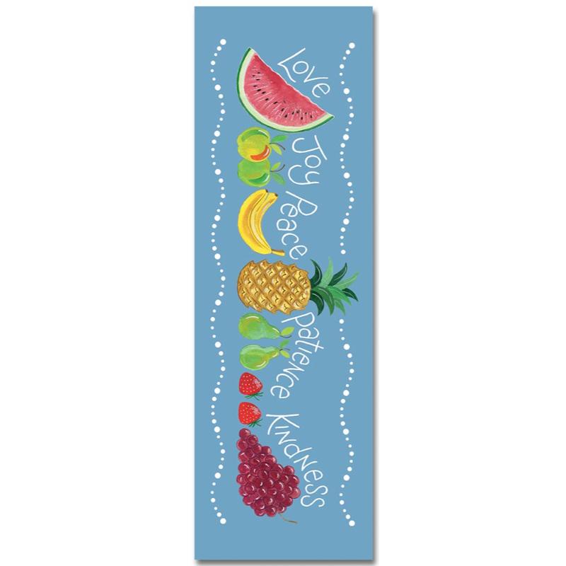 Fruits Of The Holy Spirit, Galatians 5:22-23 - Double Sided Laminated ...