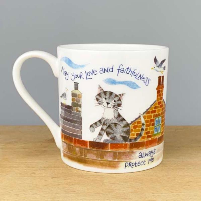 The Lord is My Helper - Gift Boxed Hannah Dunnett, Fine Bone China Mug ...