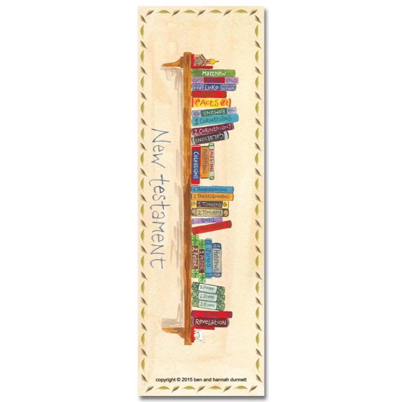 Books Of The Bible, Old and New Testament - Double Sided Laminated ...