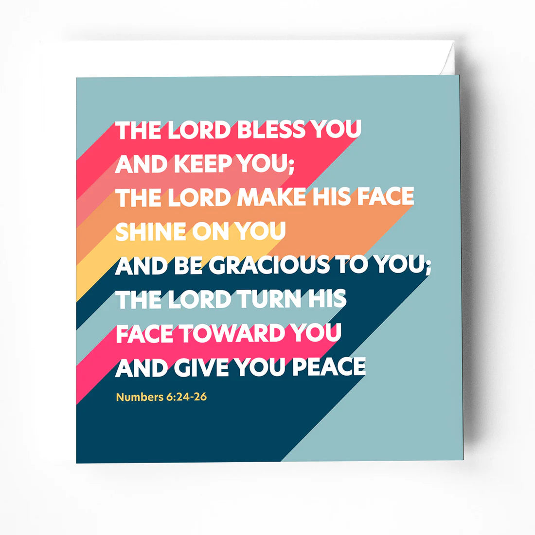 The Blessing Greeting Card With Bible Verse - Numbers 6: 24-26 ...