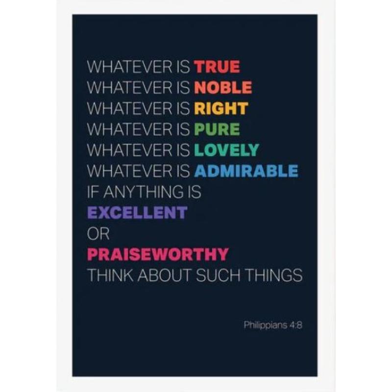 Whatever I True - Rainbow Unframed Poster Print Available In Two Sizes ...