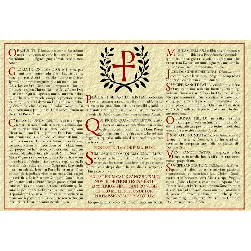 Altar Cards Set D, Laminated Altar Card A4 Size, With The Gospel ...