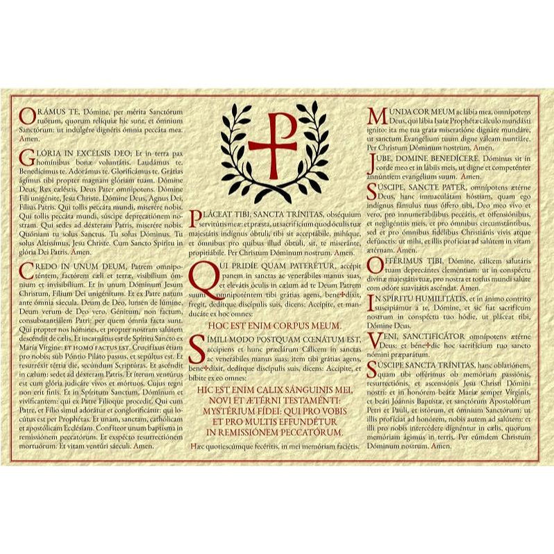 Altar Cards Set D, Laminated Altar Card A4 Size, With The Gospel ...