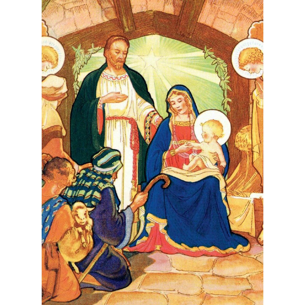 Nativity Scene, From The V&A Museum London - Pack of 8 Christmas Cards ...
