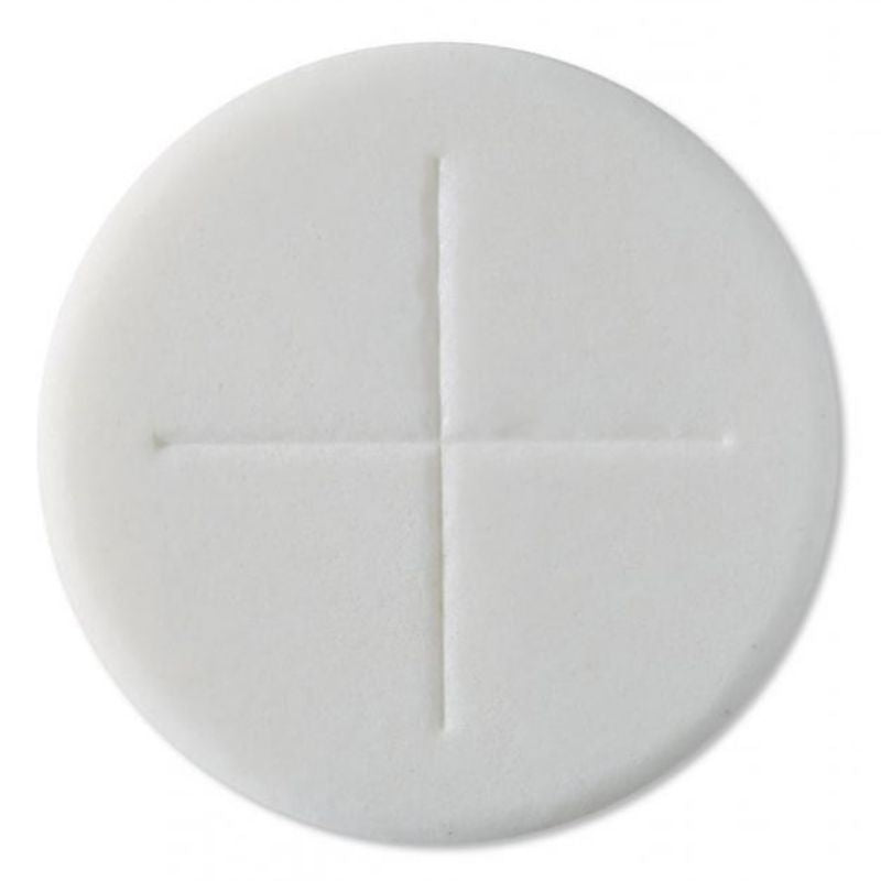 Priest's Altar Bread Single Cross Design With Sealed Edge, Quantity 50 ...