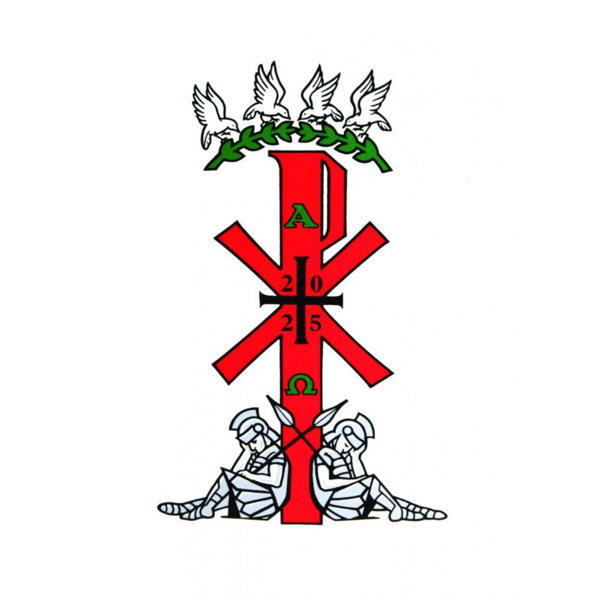 2026 Paschal Candle 2 Inch Dia x 24 Inches High, Plain Or With a Choice ...