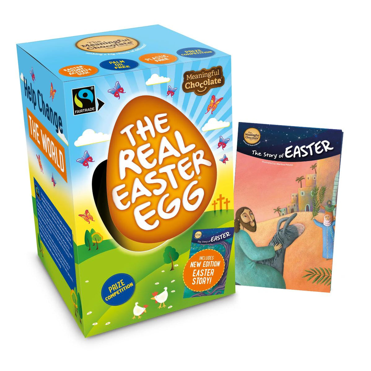 The Real Easter Egg, Pack of 30 Fairtrade Milk Chocolate Eggs with ...