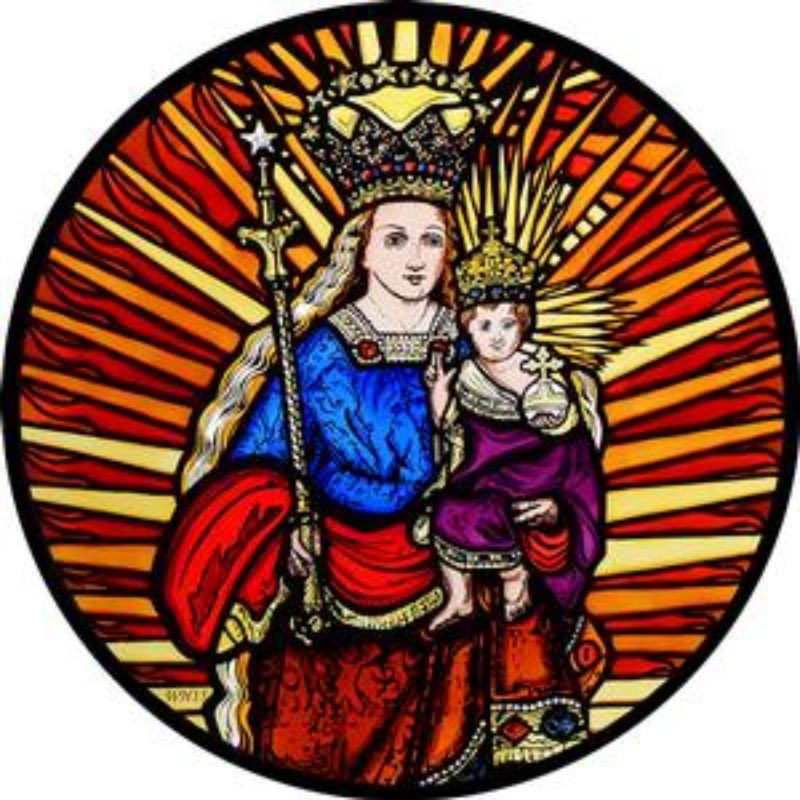 Our Lady Queen Of Heaven, St Mary's College Oscott, Stained Glass ...