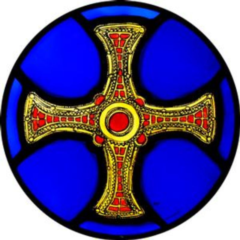 St Cuthbert's Cross, Durham Cathedral, Stained Glass Window Transfer 13 ...