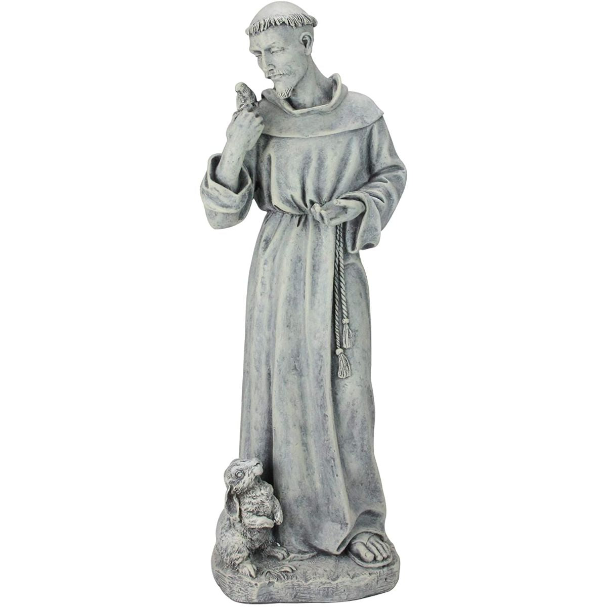 St Francis of Assis, Statue 60cm / 24 Inches High Resin Figurine, by ...